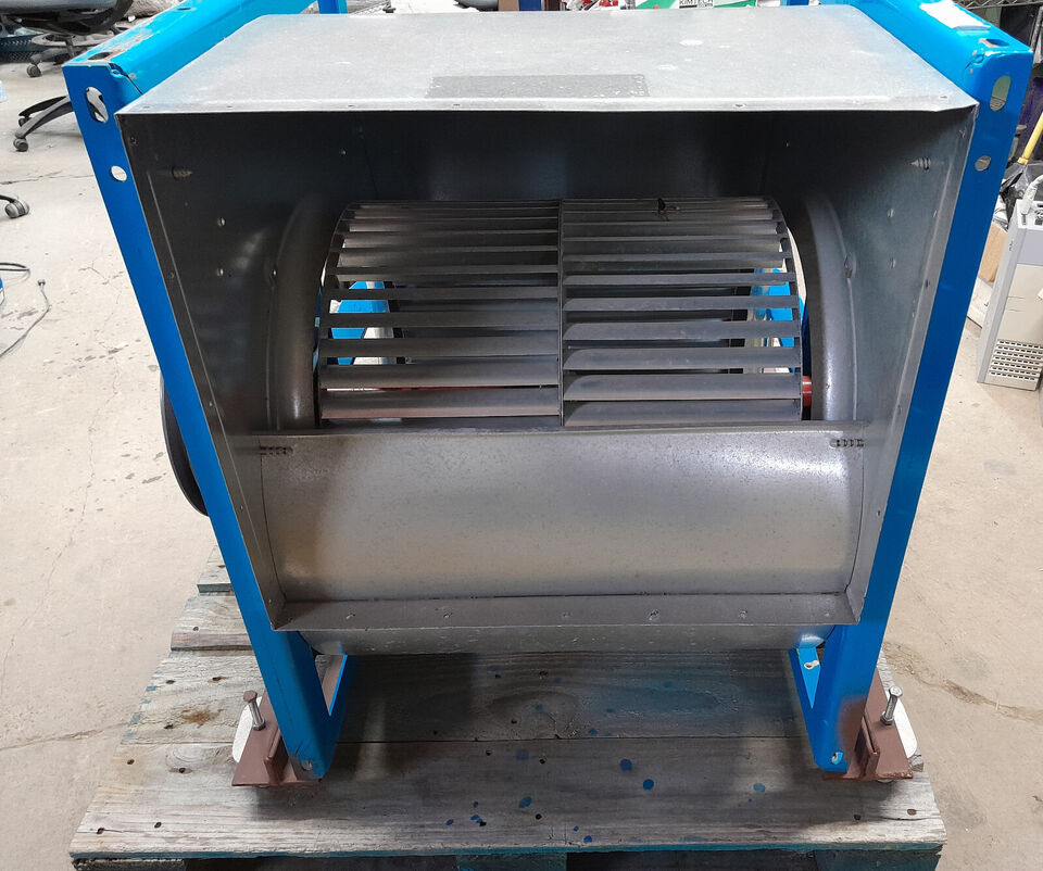 Comefri ATLI 18-18 T2 Double Inlet Forward Curved fan, skid w/20HP Bal ...