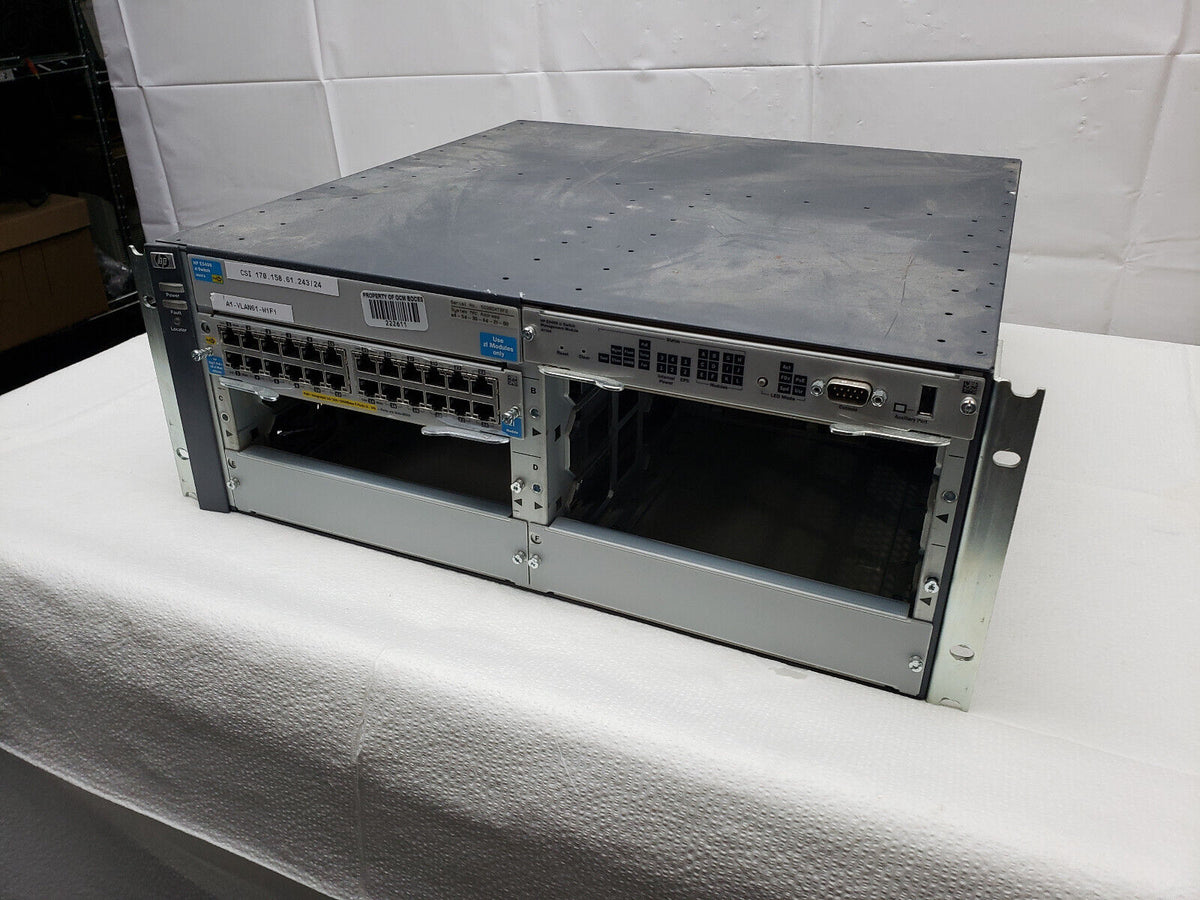 HP J8697A Managed Gigabit ProCurve Network Switch E5406 With 2 Power S ...