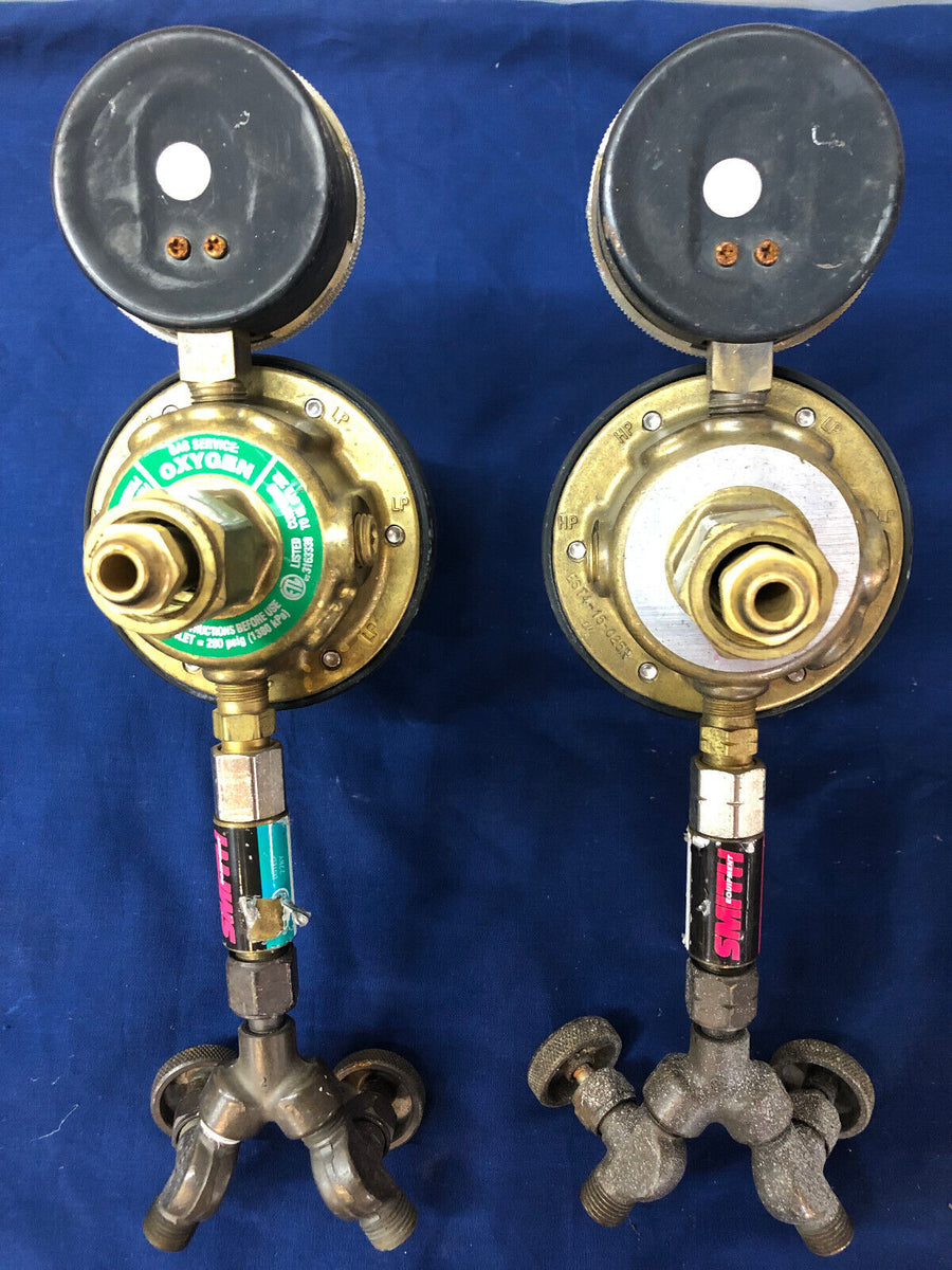 Used VICTOR Edge Series Regulators EST4-125-024R Oxygen & EST4-15-025R ...