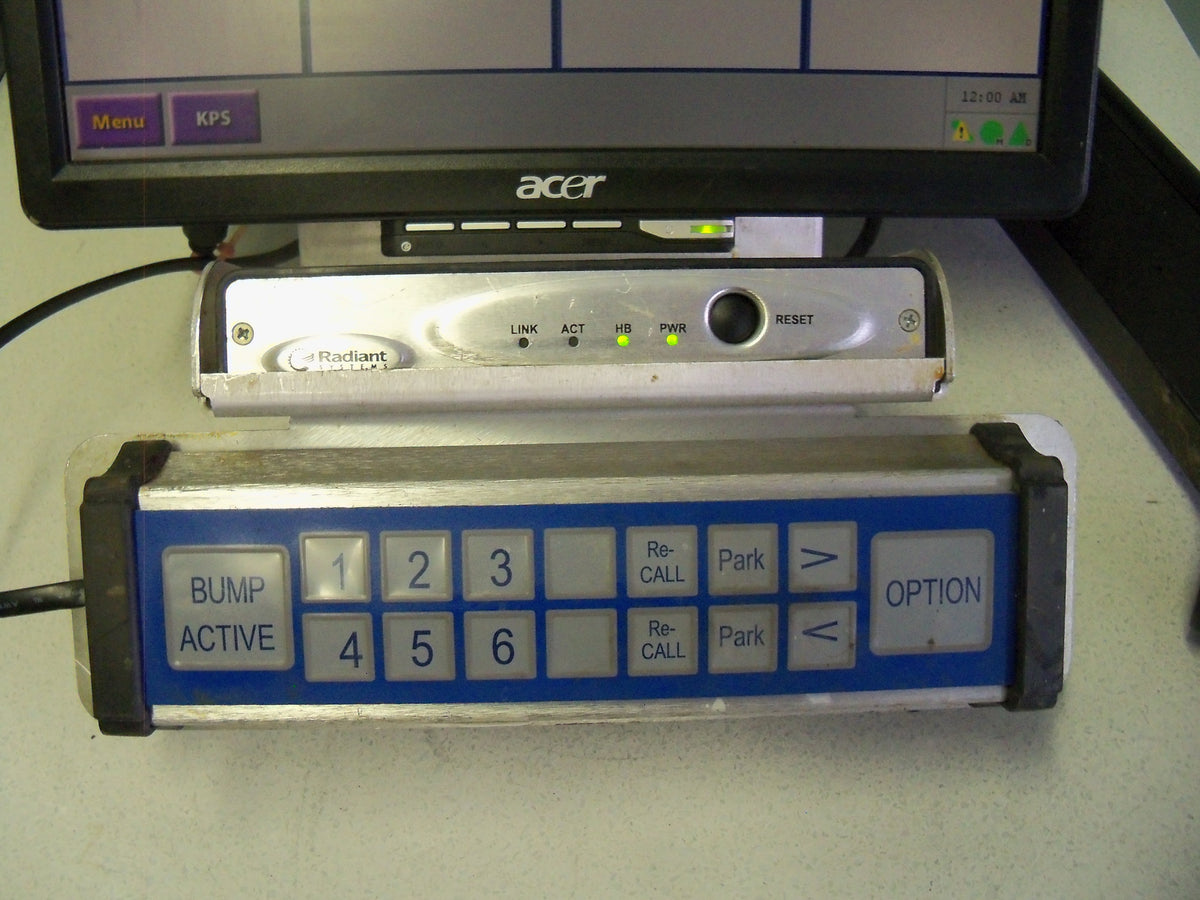 RADIANT Kitchen Display System Controller/Bump Bar/Monitor P823F010/P8 ...