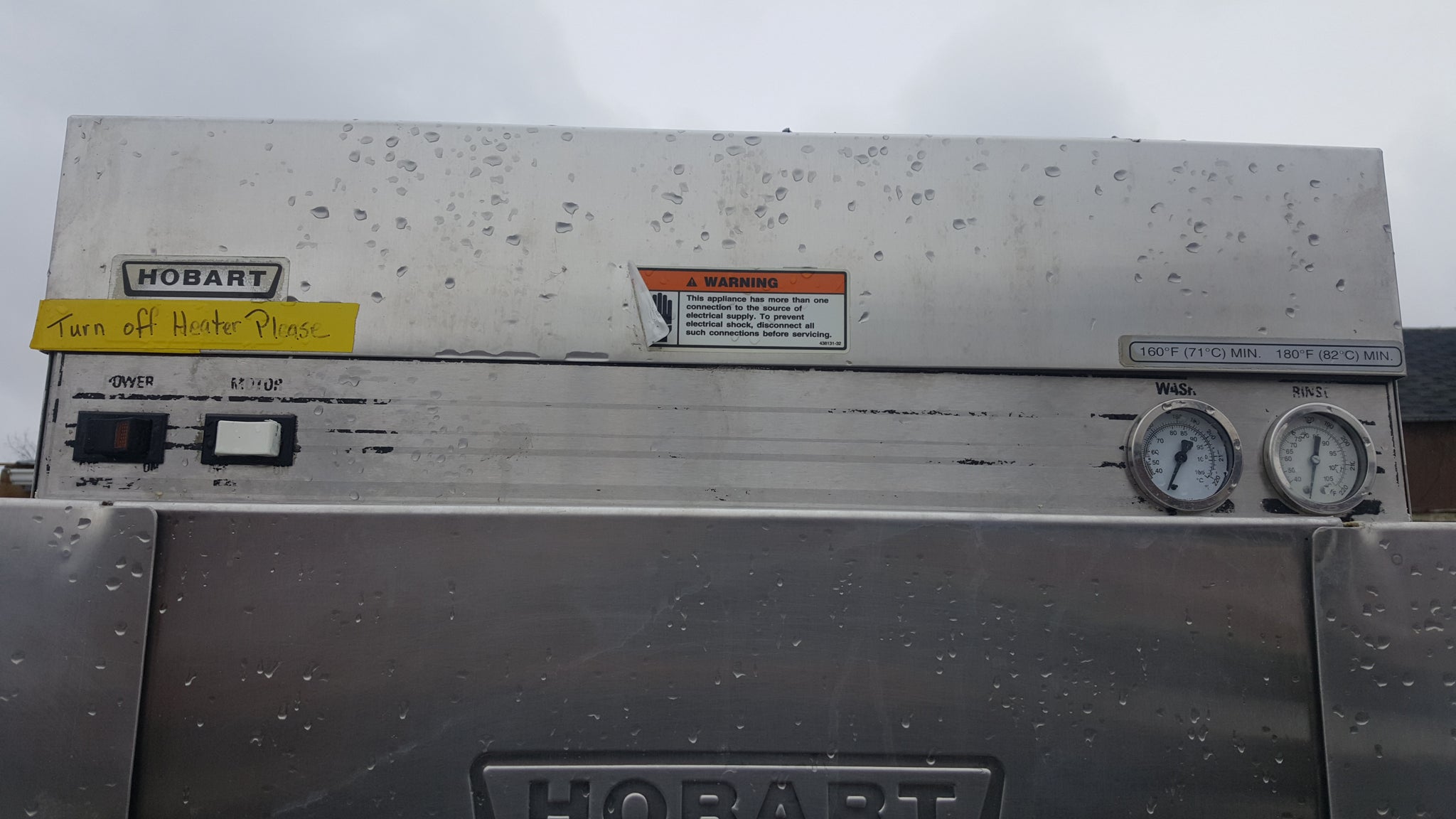 HOBART CRS66A Conveyor Dishwasher with extra parts/etc. – Tandy Surplus ...