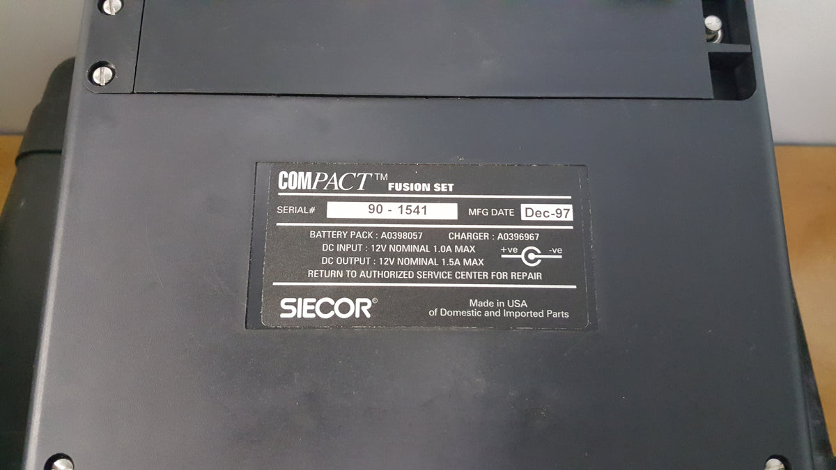 SEICOR COMPACT Fusion Set Fiber Optic Splicer CFS-OSM-T-H in Hard Case ...