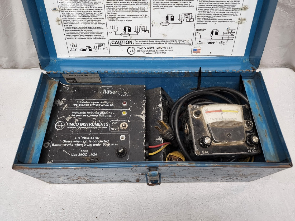 Timco 541001-20 Impulse Phaser Buried Cable Locator w Case – Tandy ...